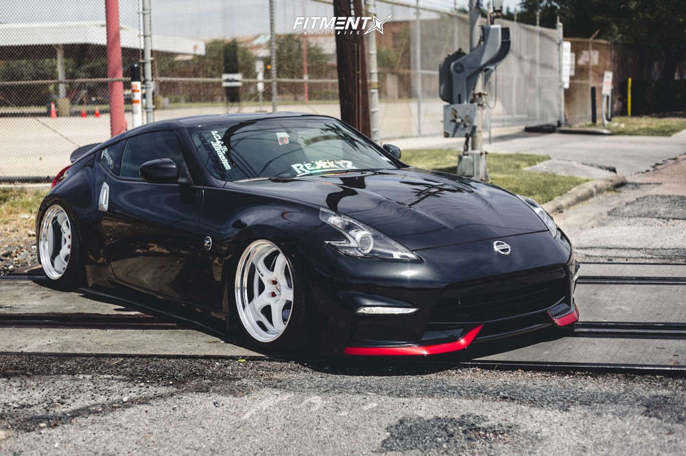 2014 Nissan 370Z Base with 19x10 Work Meister S1r and Achilles 245x35 ...