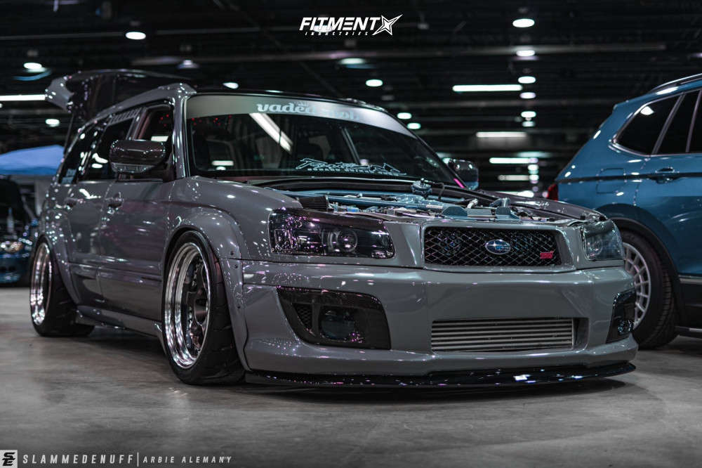 2004 Subaru Forester XT with 18x11 Work Meister and Toyo Tires 295x30 ...