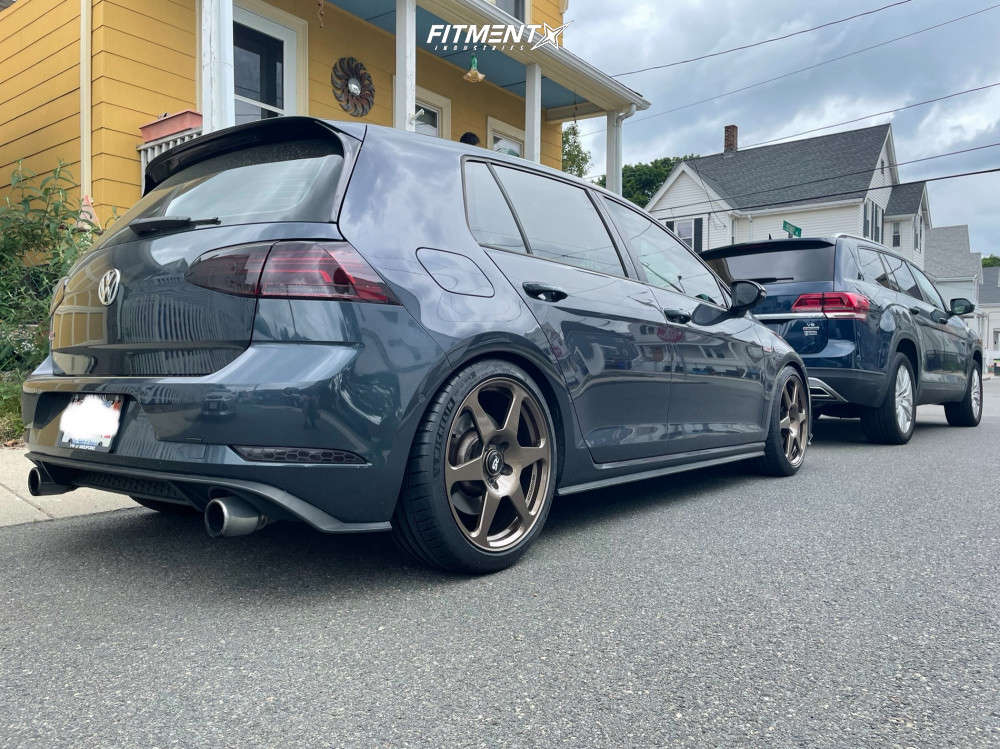 2018 Volkswagen GTI Autobahn with 18x8.5 Neuspeed RSE06 and Michelin ...