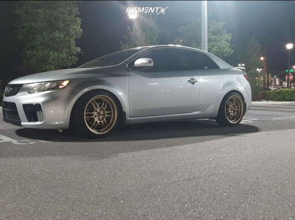 2012 Kia Forte Koup SX with 18x8.5 Traklite Boost and Cosmo 225x40 on ...