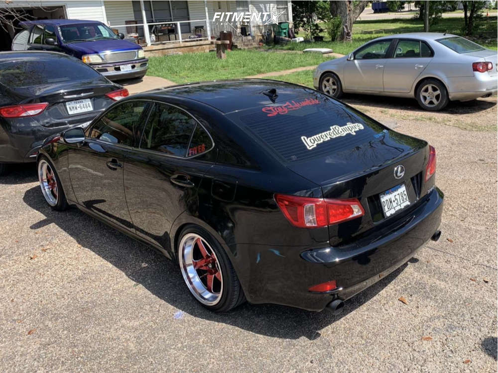 2013 Lexus IS250 Base with 18x9 Cosmis Racing Xt-005r and Ironman ...