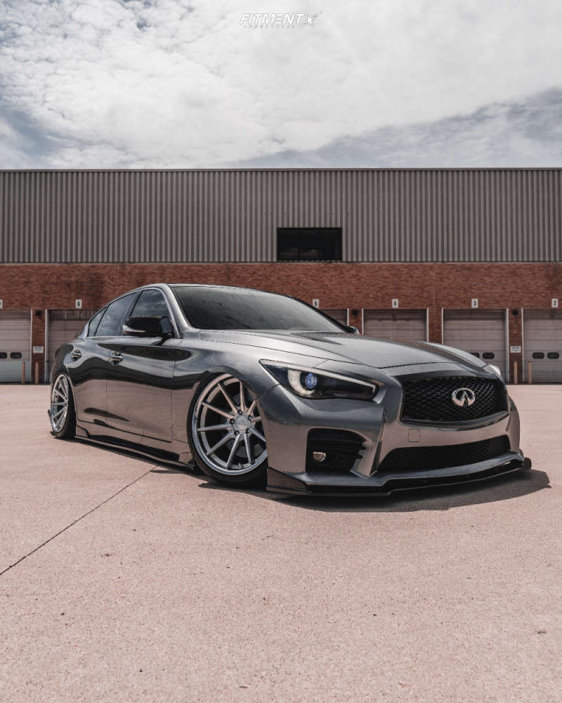 2014 INFINITI Q50 Sport with 19x10.5 Ferrada FR4 and Falken 255x35 on ...