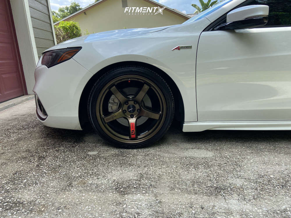 2019 Acura TLX A-Spec with 19x9.5 Gram Lights 57cr and Yokohama 255x35 ...