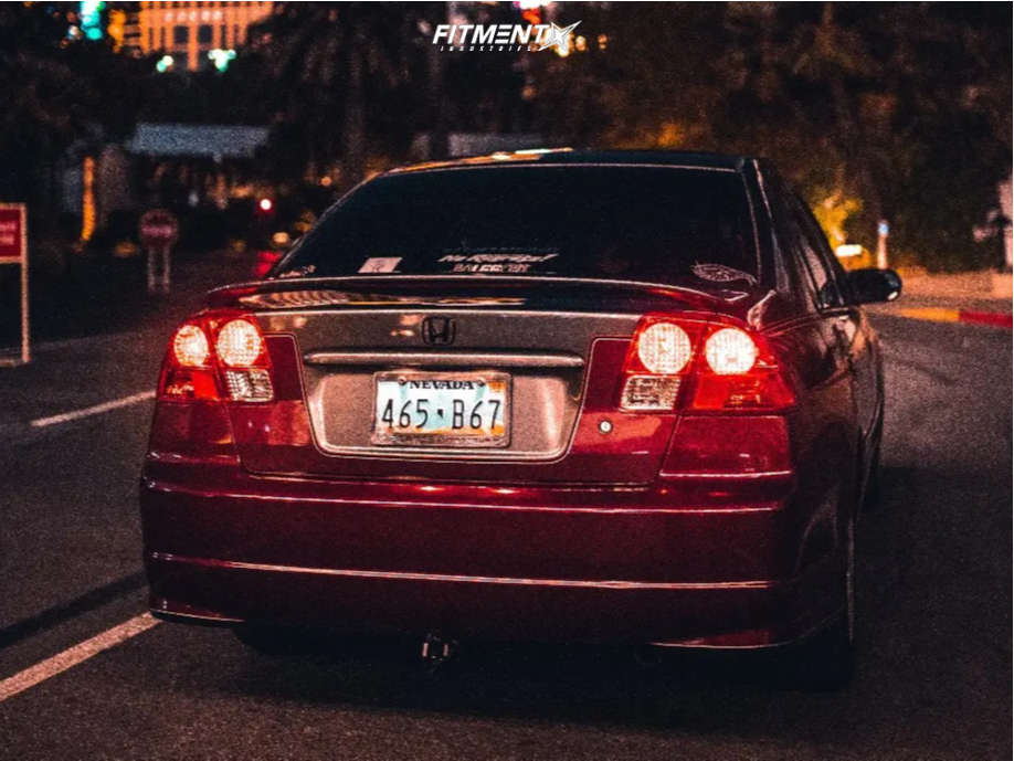 2003 Honda Civic LX with 15x6.5 AVID1 AV8 and Nitto 205x40 on Stock ...