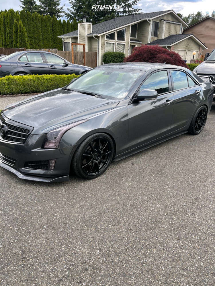 2014 Cadillac ATS Performance with 18x8.5 Enkei Ts9 and Michelin 255x35 ...