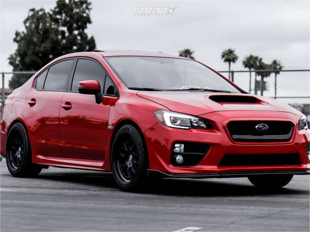 2016 Subaru WRX Limited with 18x9.5 ESR Cs1 and Bridgestone 255x40 on ...