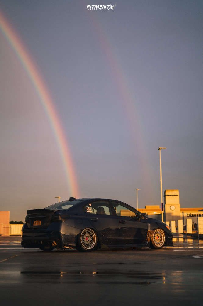 2019 Subaru WRX Premium with 18x9 Avant Garde M220 and Dunlop 245x40 on ...