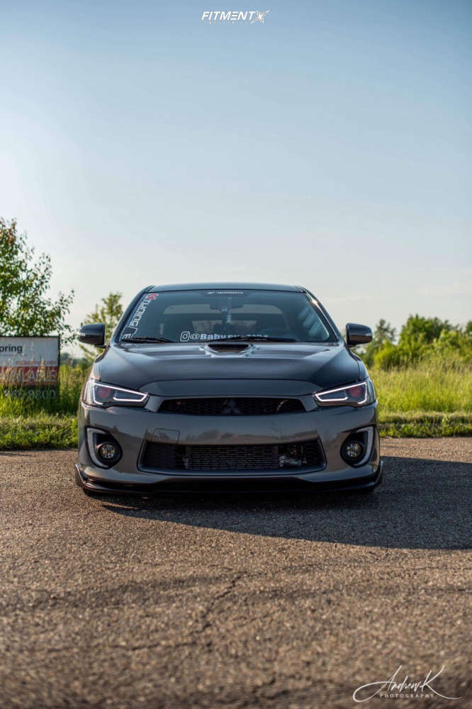 2016 Mitsubishi Lancer ES with 18x9.5 ARC Ar9 and Achilles 235x40 on ...
