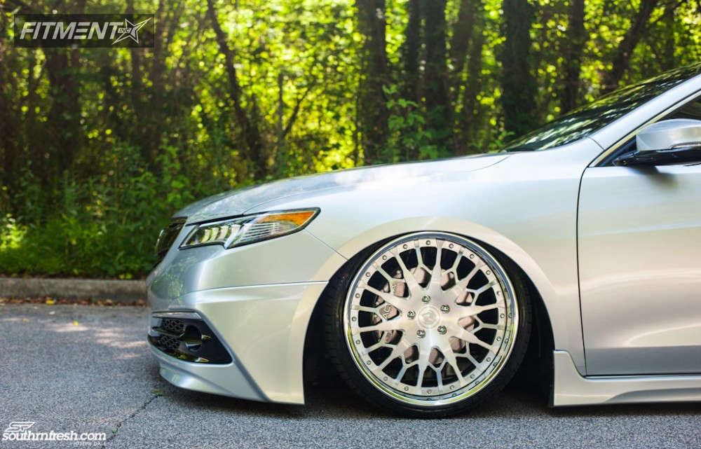 2015 Acura TLX Base with 20x9 VIP Modular VX910 and Toyo Tires 245x30 ...