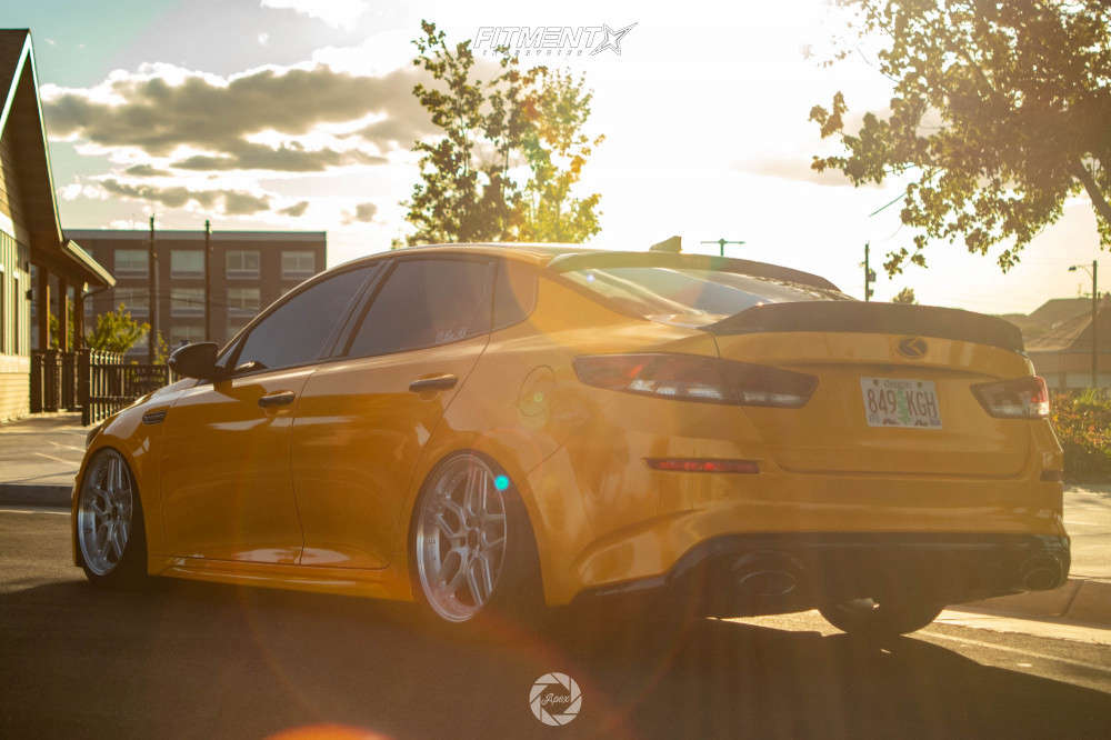 2019 Kia Optima EX with 19x8.5 ESR Cs15 and Achilles 225x40 on Air ...