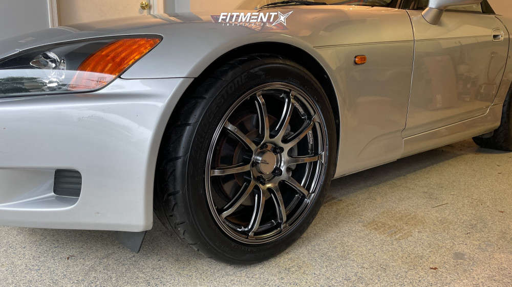 2002 Honda S2000 Base with 18x8 Advan RS II and Bridgestone 235x45 on ...