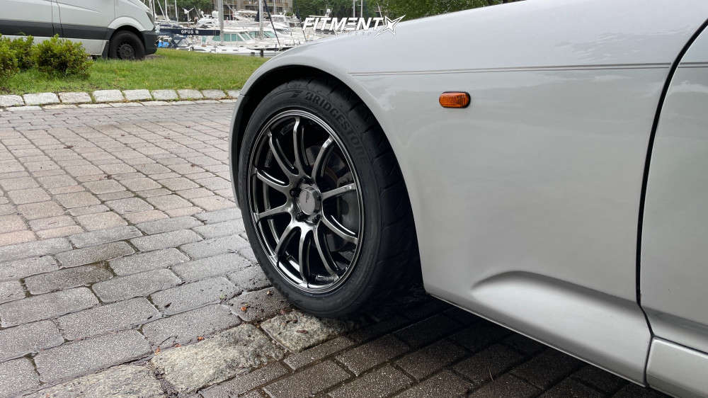 2002 Honda S2000 Base with 18x8 Advan RS II and Bridgestone 235x45 on ...