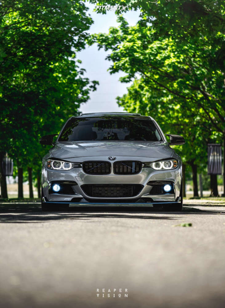 2013 BMW 328i XDrive Base with 19x8.5 Dai Alloys AKUMA and Jinyu 245x35 ...