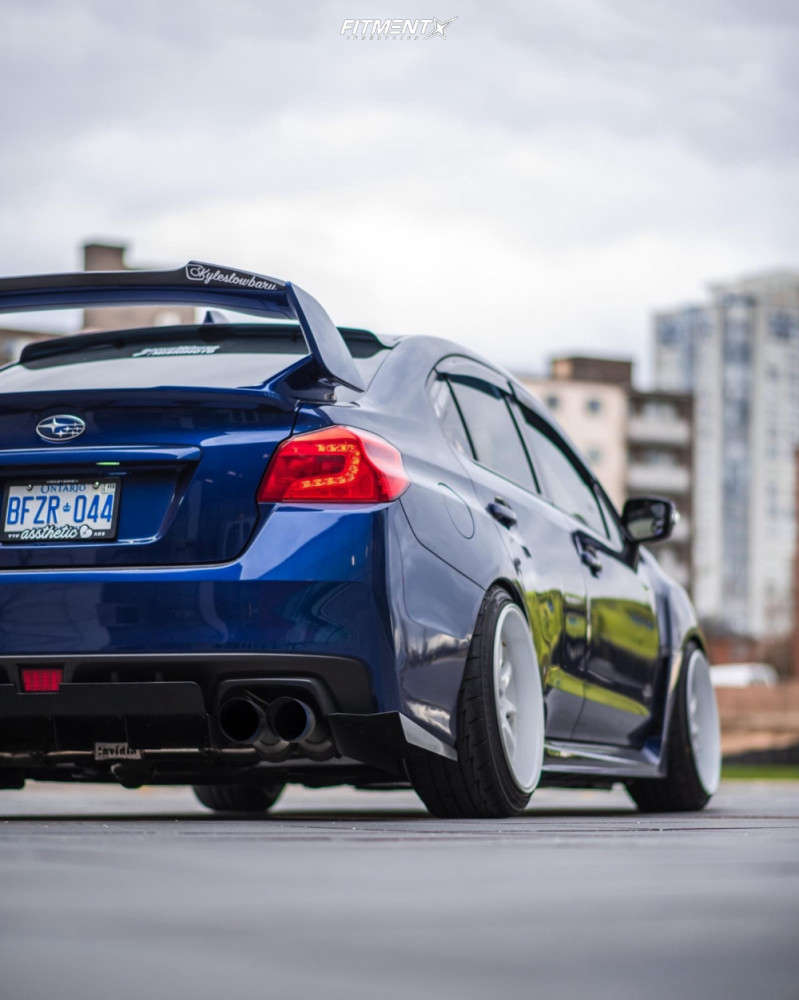 2016 Subaru WRX Premium with 18x10 Work Emotion D9r and Firestone ...