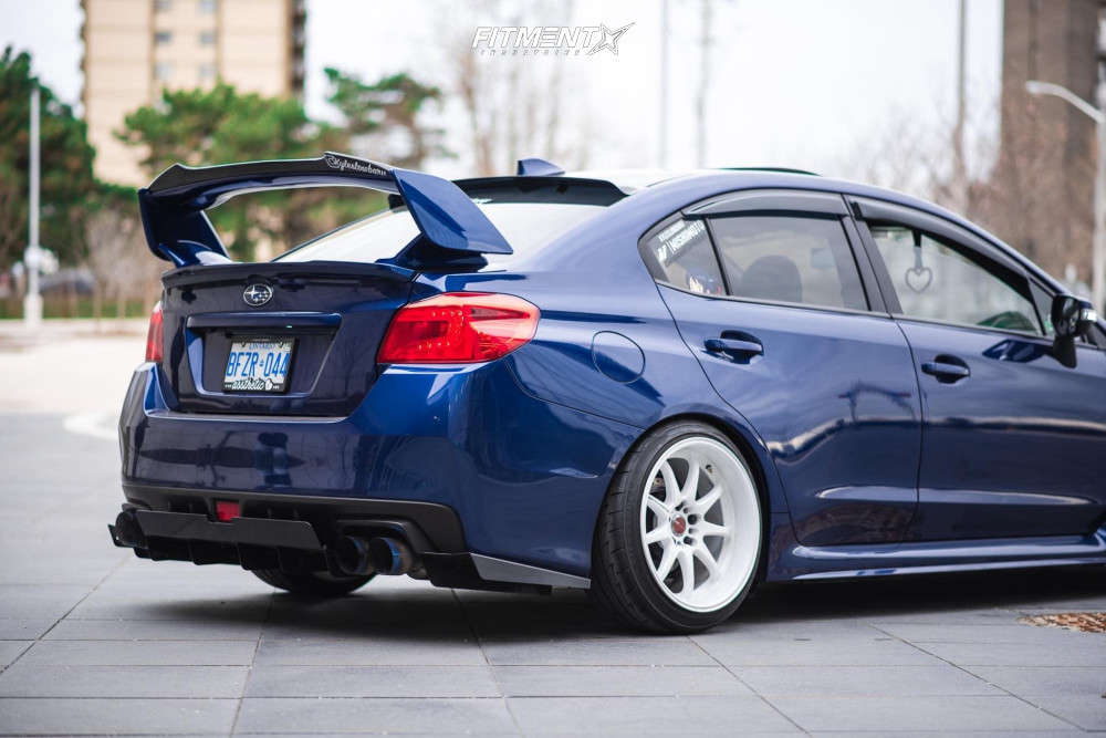 2016 Subaru WRX Premium with 18x10 Work Emotion D9r and Firestone ...