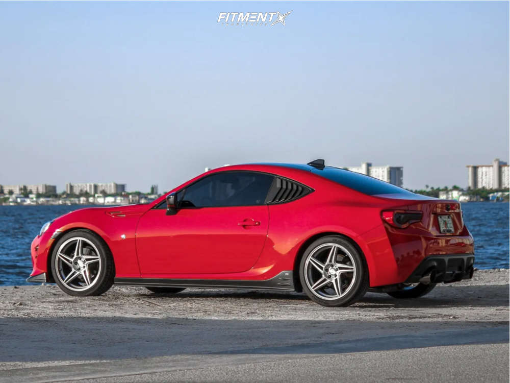 2017 Toyota 86 Base with 18x8.5 Anovia Carrier and Michelin 225x40 on ...