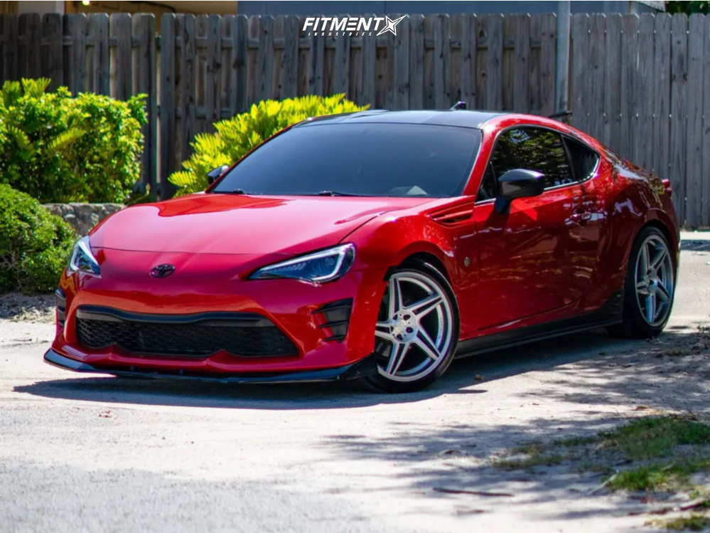 2017 Toyota 86 Base with 18x8.5 Anovia Carrier and Michelin 225x40 on ...