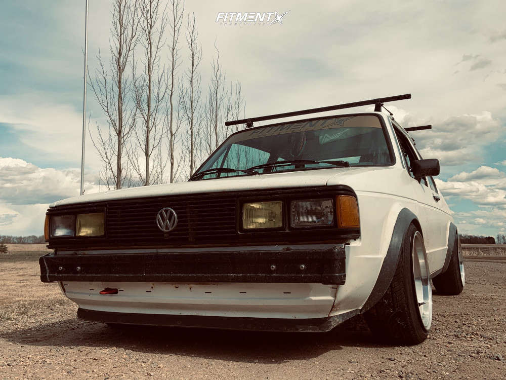 1983 Volkswagen Jetta Base with 15x8 Rota Shakotan and Federal 165x55 ...