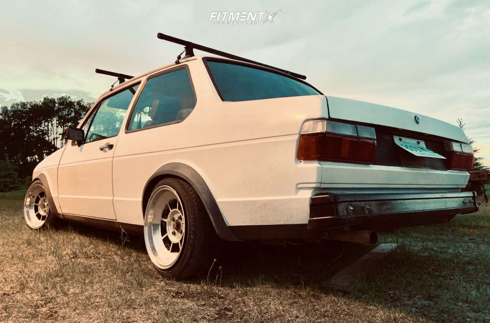 1983 Volkswagen Jetta Base with 15x8 Rota Shakotan and Federal 165x55 ...