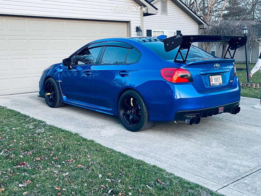 2020 Subaru WRX Limited with 18x9.5 Gram Lights 57dr and Continental ...