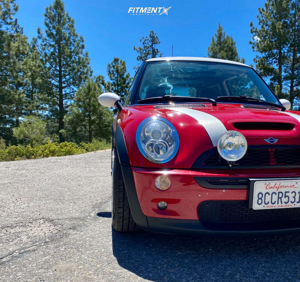 2004 Mini Cooper S with 17x8 Rotiform Rse and Pirelli 205x40 on ...