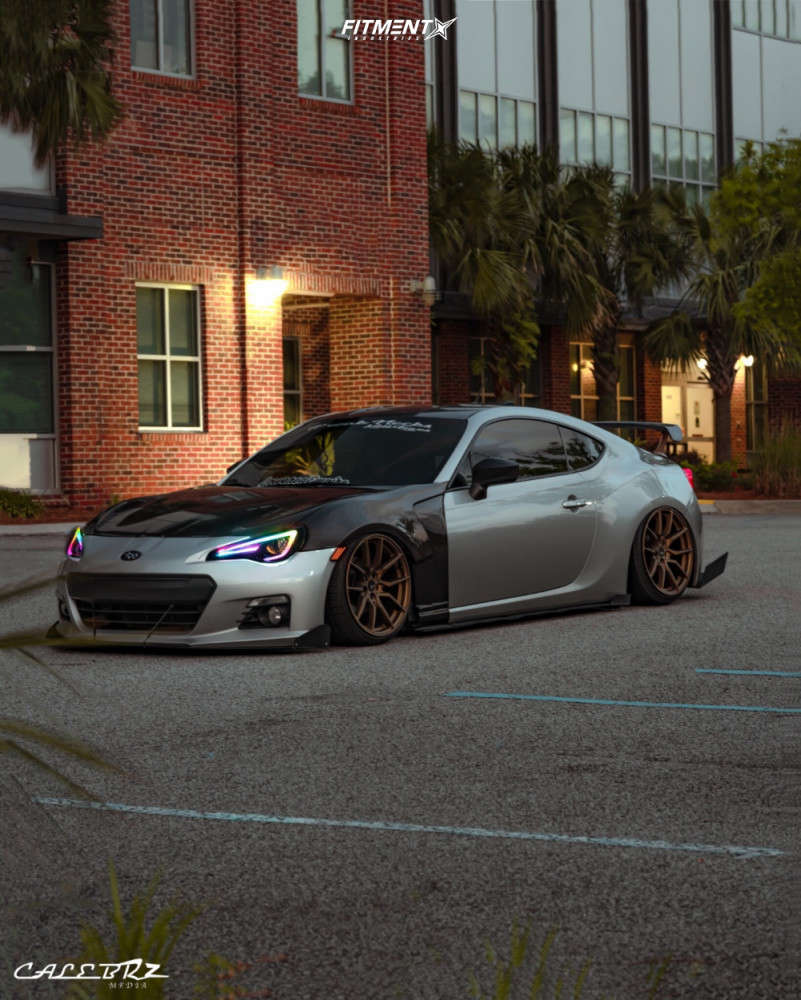 2013 Subaru BRZ Premium with 18x9.5 Option Lab R716 and Kumho 215x35 on ...