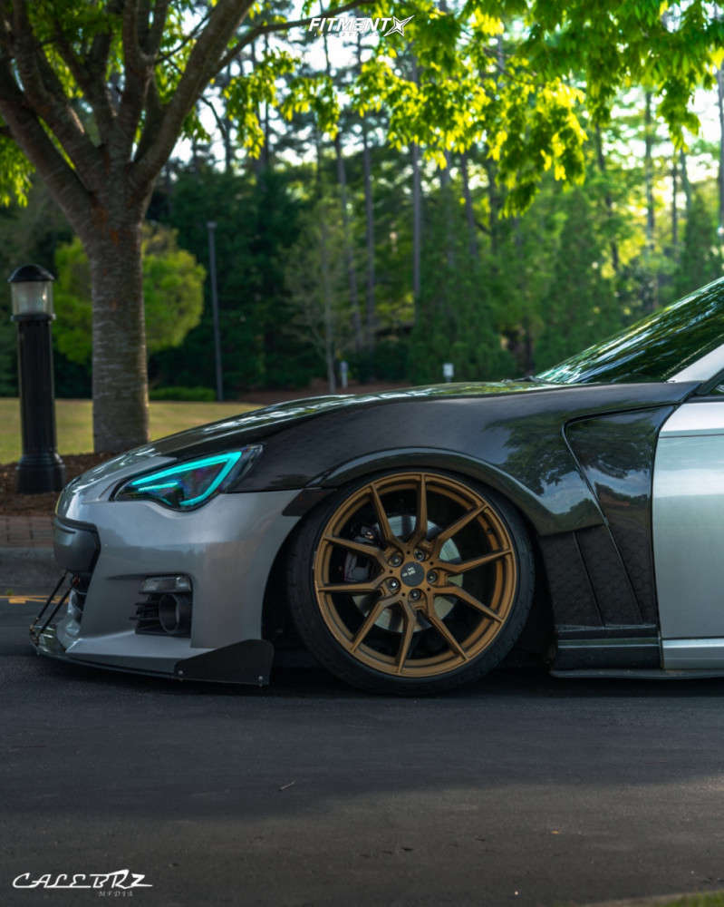 2013 Subaru BRZ Premium with 18x9.5 Option Lab R716 and Kumho 215x35 on ...