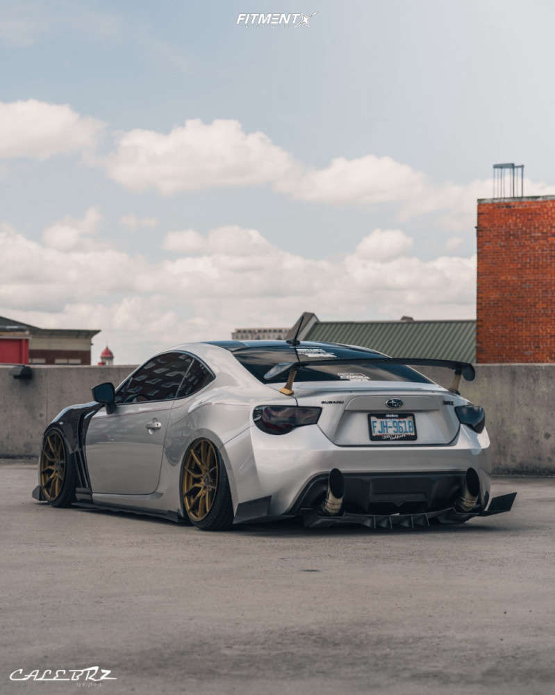 2013 Subaru BRZ Premium with 18x9.5 Option Lab R716 and Kumho 215x35 on ...