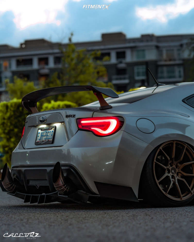 2013 Subaru BRZ Premium with 18x9.5 Option Lab R716 and Kumho 215x35 on ...
