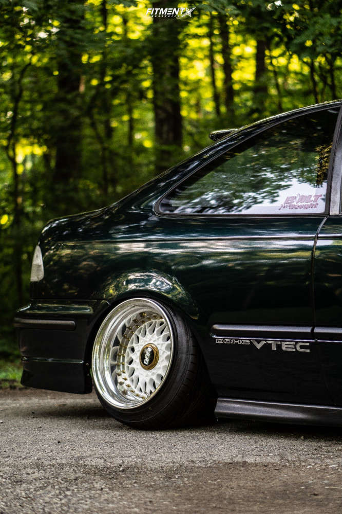 1997 Honda Civic EX with 15x9 BBS Rs and Federal 165x50 on Coilovers | 1745975 | Fitment Industries