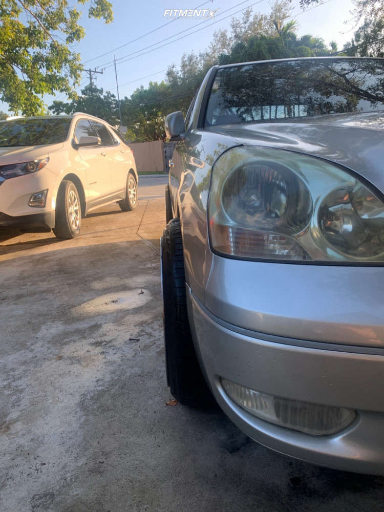 2002 Lexus LS430 Base with 19x11 ESM 015 and Pirelli 255x35 on Stock ...