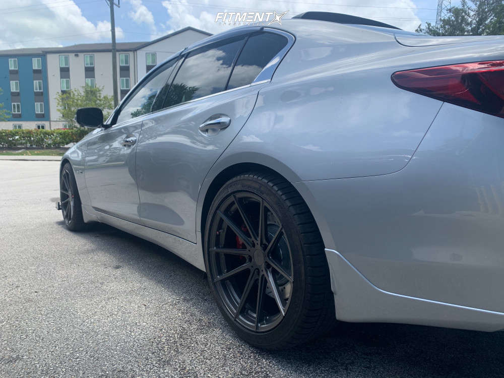 2018 INFINITI Q50 Red Sport with 19x9 TSW Bathurst and Michelin 245x40 ...