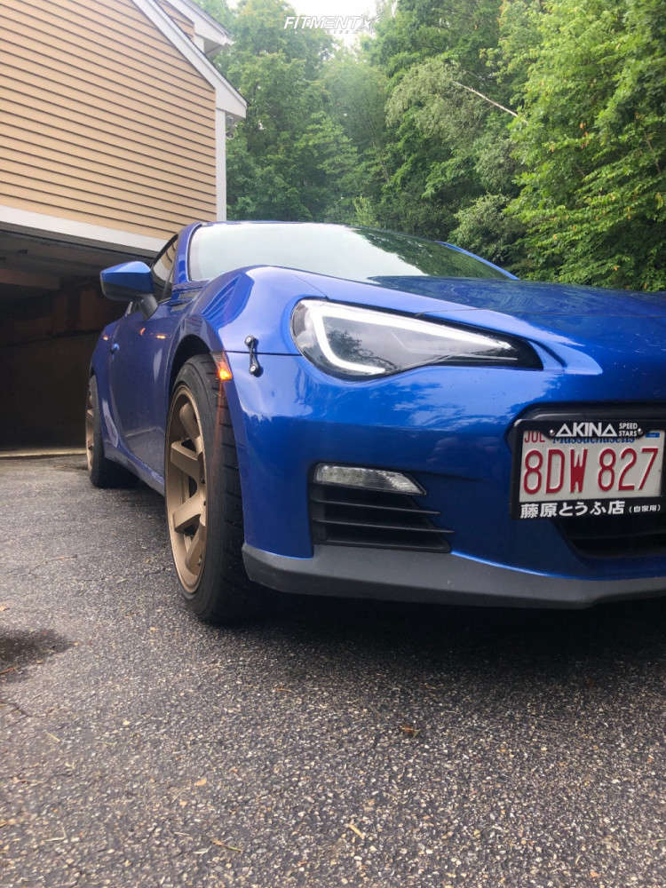 2013 Subaru BRZ Base with 18x9.5 MST Mt01 and Nitto 245x40 on Stock ...