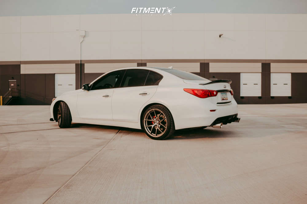 2015 INFINITI Q50 Base with 19x9.5 ESR Rf2 and Achilles 255x35 on Stock ...