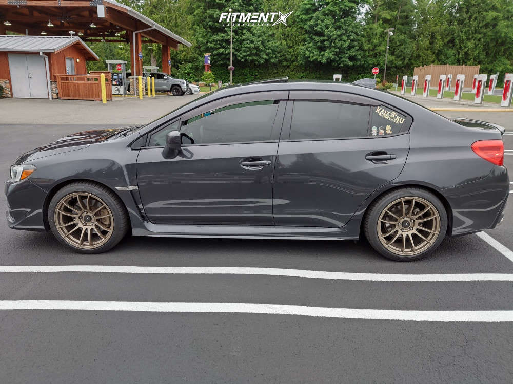 2017 Subaru WRX Limited with 18x9.5 AVID1 AV20 and Falken 245x40 on ...