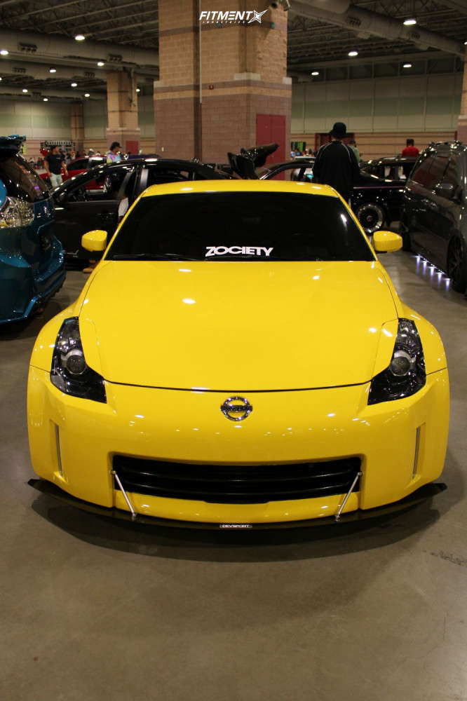 2008 Nissan 350Z Enthusiast with 18x9.5 Enkei Rpf1 and Nitto 265x35 on ...