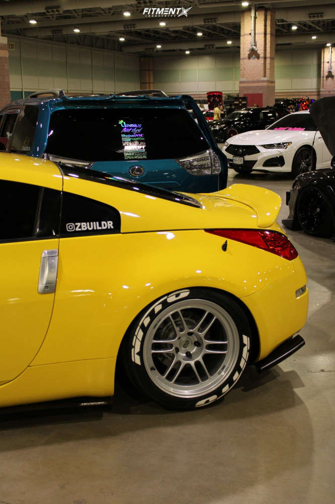 2008 Nissan 350Z Enthusiast with 18x9.5 Enkei Rpf1 and Nitto 265x35 on ...