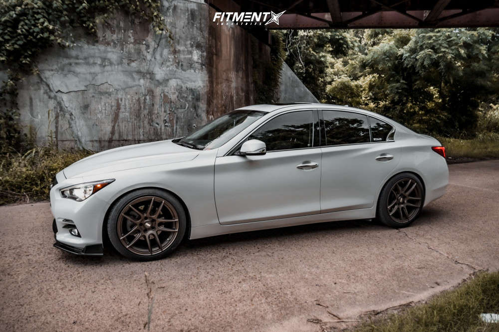 2015 INFINITI Q50 Premium with 19x9.5 ESR Cs8 and Lexani 245x40 on ...