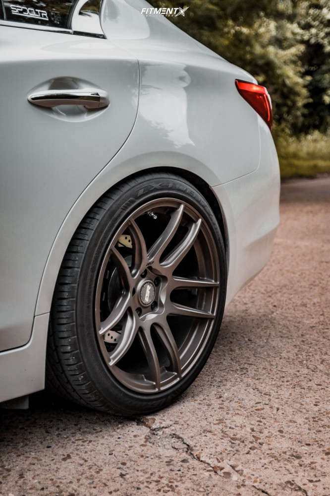 2015 INFINITI Q50 Premium with 19x9.5 ESR Cs8 and Lexani 245x40 on ...