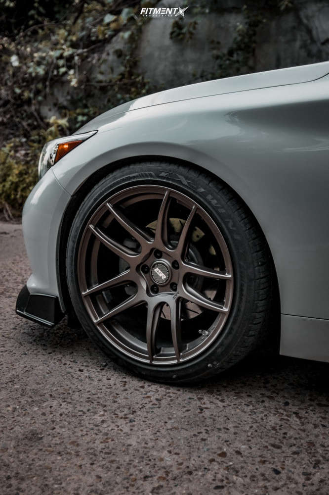 2015 INFINITI Q50 Premium with 19x9.5 ESR Cs8 and Lexani 245x40 on ...