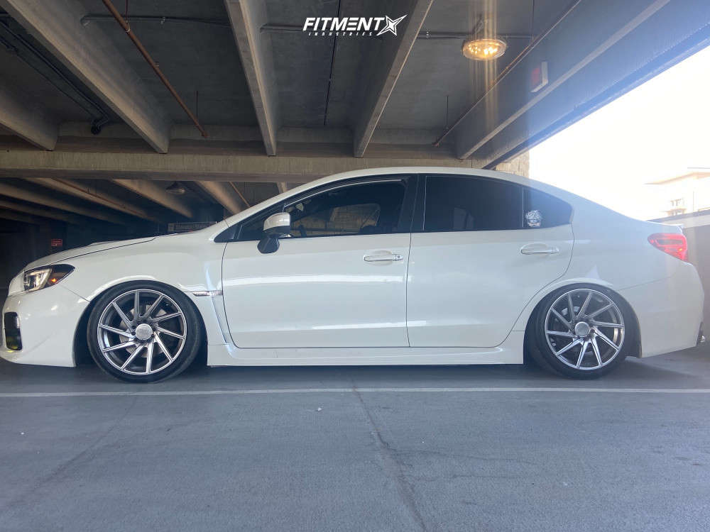 2015 Subaru WRX Limited with 18x8.5 F1R F29 and Hankook 225x40 on ...