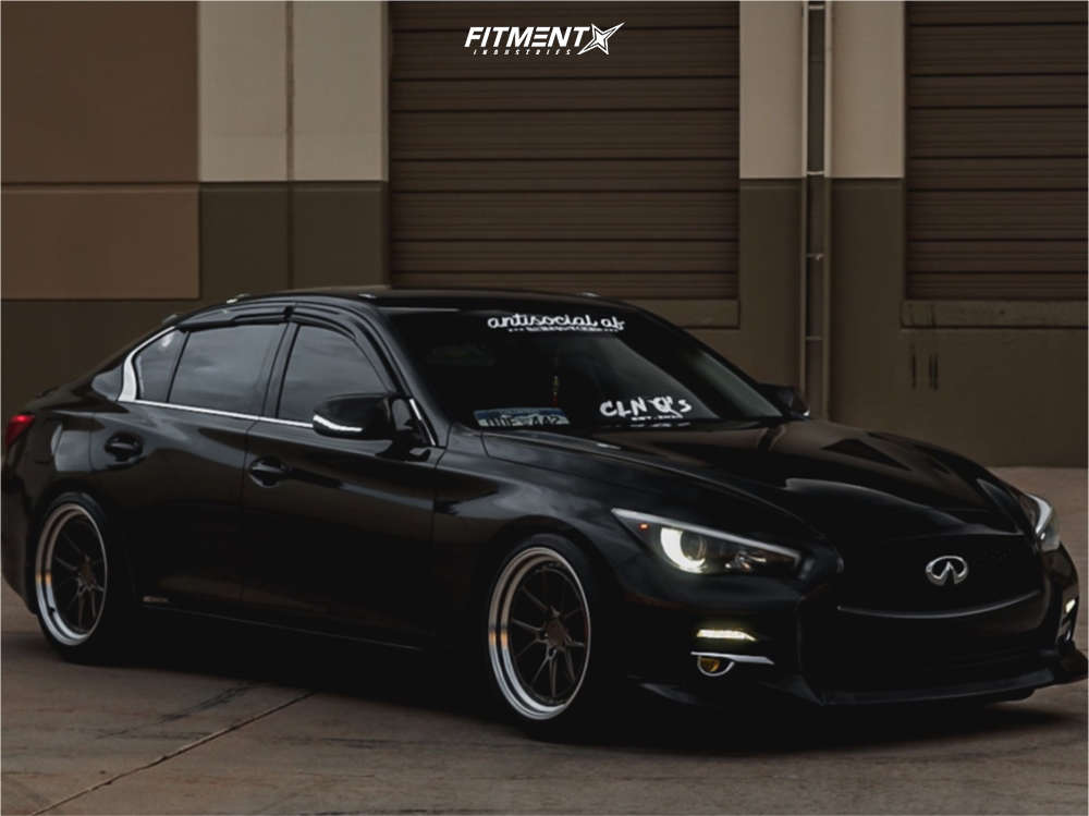 2014 INFINITI Q50 Premium with 19x9.5 Aodhan Ds08 and Toyo Tires 245x40 ...