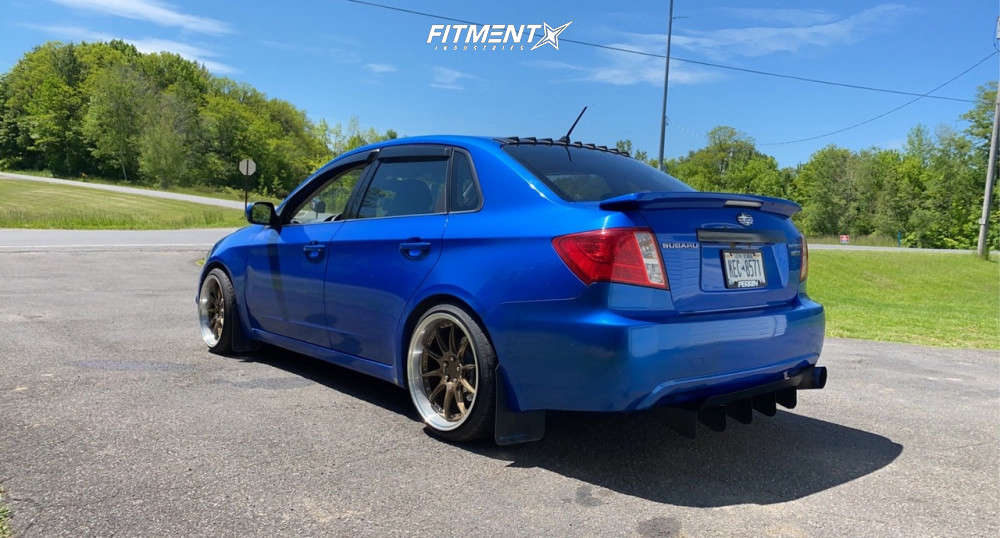 2008 Subaru Impreza WRX with 18x9.5 Aodhan Ds07 and Federal 225x35 on ...