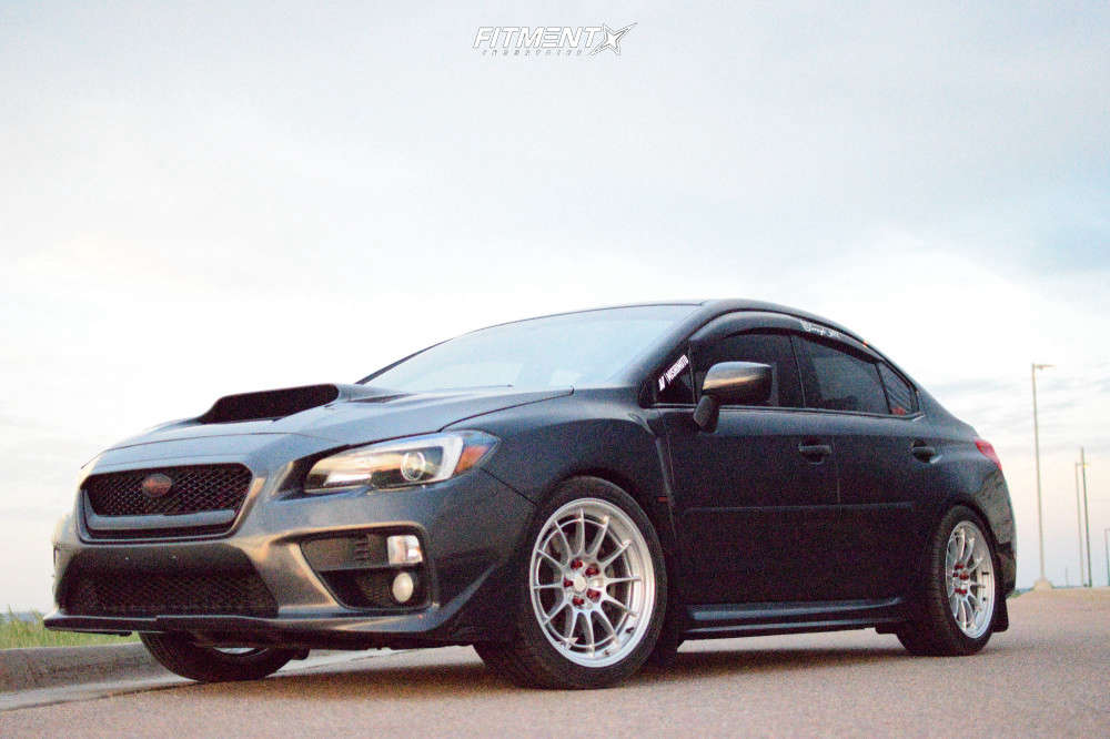 2015 Subaru WRX Premium with 18x9.5 Enkei Nt03m and Michelin 265x35 on ...