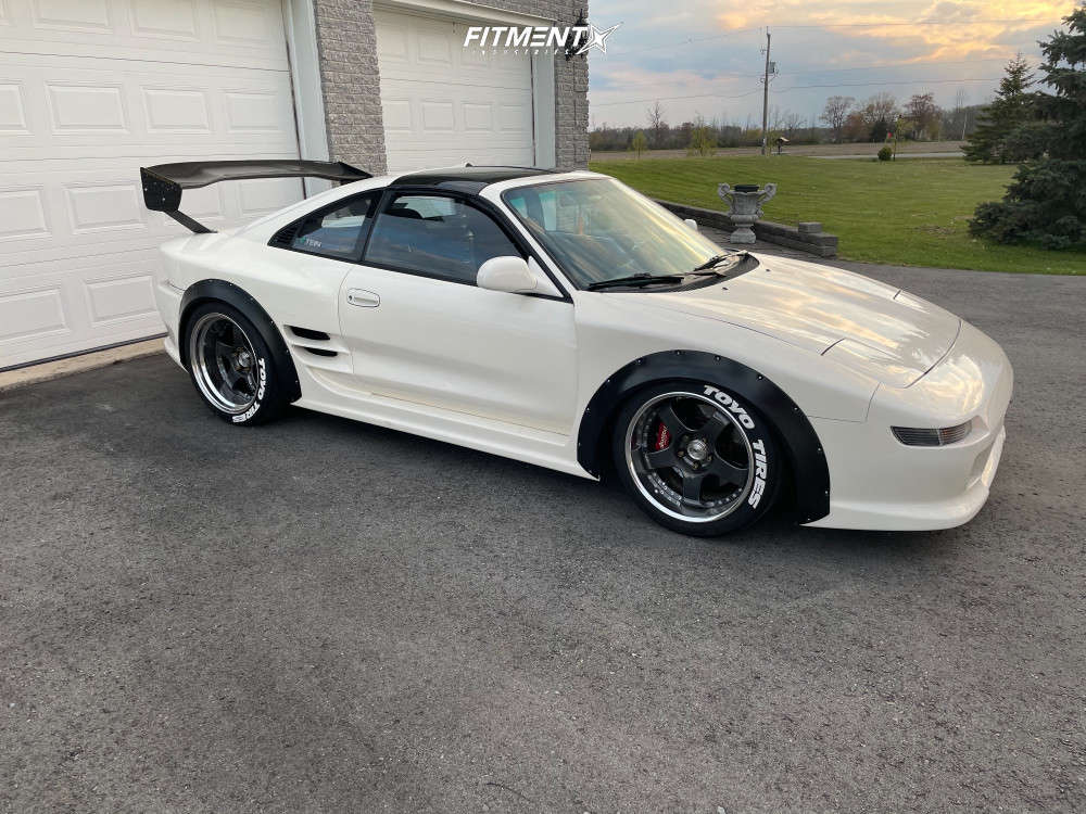 1991 Toyota MR2 Turbo with 17x9.5 SSR Professor Sp1 and Toyo Tires ...
