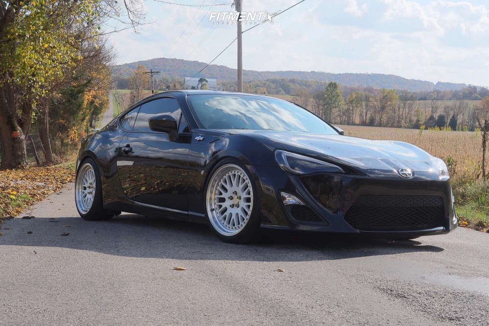2014 Scion FR-S Base with 18x9.5 Varrstoen Es1 and Continental 245x35 ...