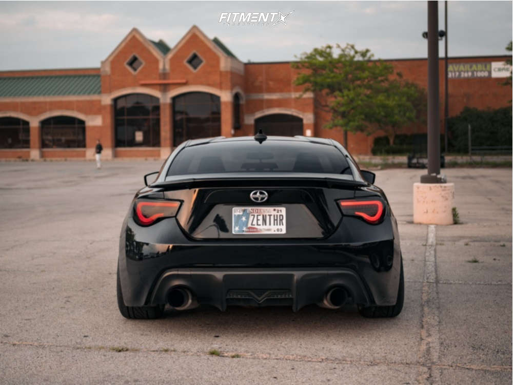 2014 Scion FR-S Base with 18x9.5 Varrstoen Es1 and Continental 245x35 ...