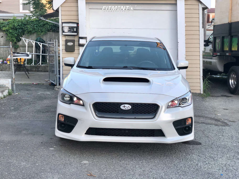 2017 Subaru WRX Base with 18x9.5 Anovia Night and Continental 245x40 on ...