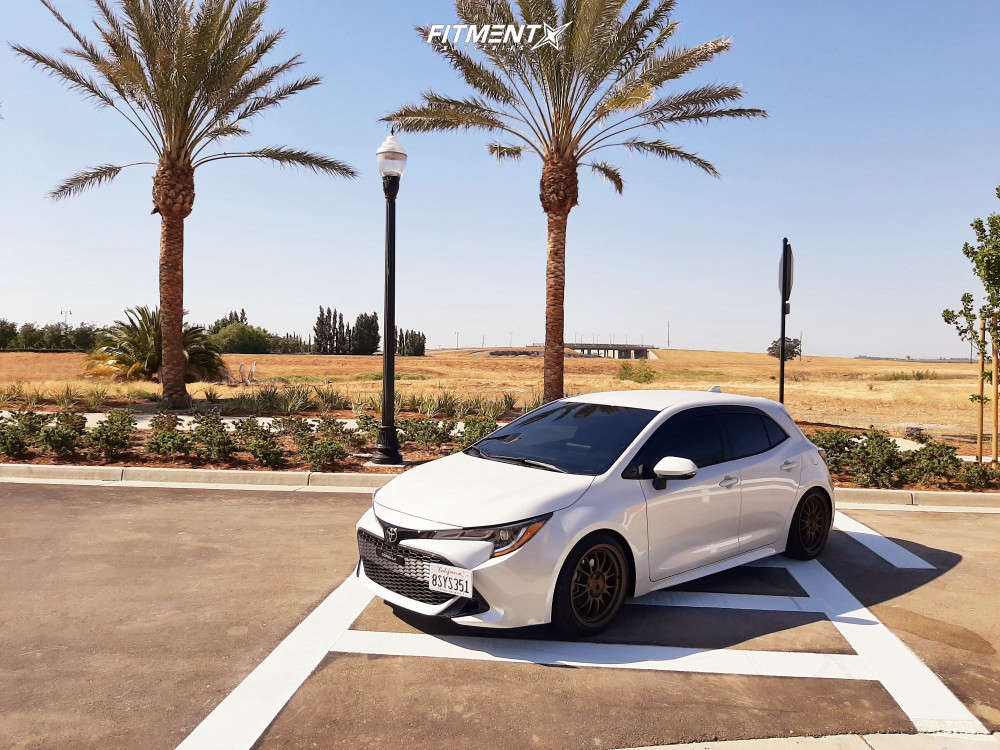 2021 Toyota Corolla SE with 18x9 Kansei Corsa and Michelin 225x40 on ...