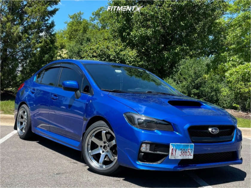 2016 Subaru WRX Base with 18x9.5 AVID1 AV6 and Hankook 245x40 on Stock ...